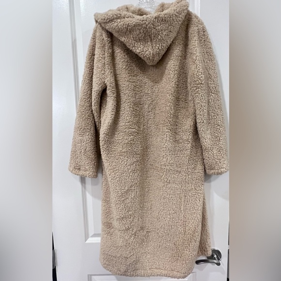Jackets & Coats | Sherpa Style Long Fuzzy Jacket | Poshmark
